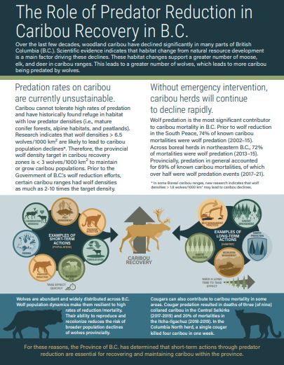 Predator Reduction Background Science Part 2 - Infographic | Canadian ...