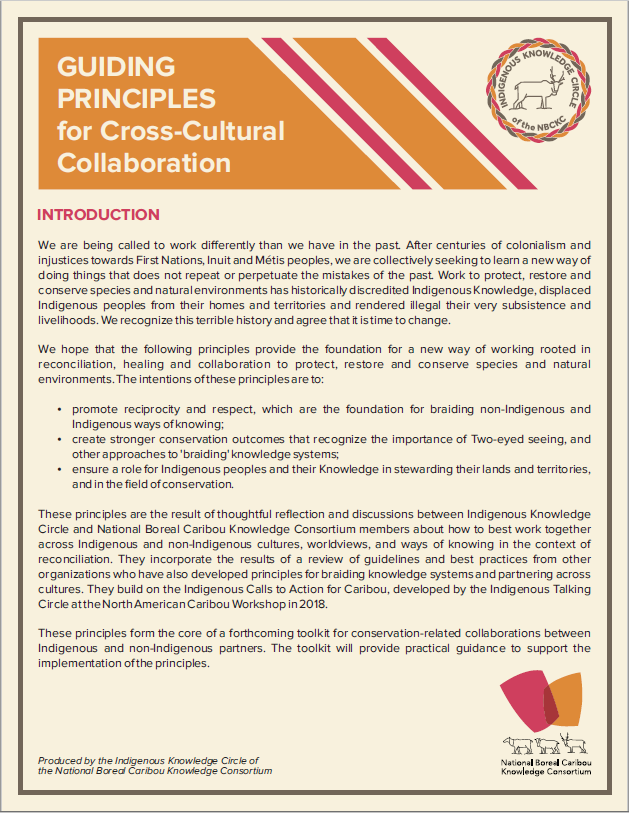 Guiding Principles for Cross-cultural Collaboration | Canadian ...