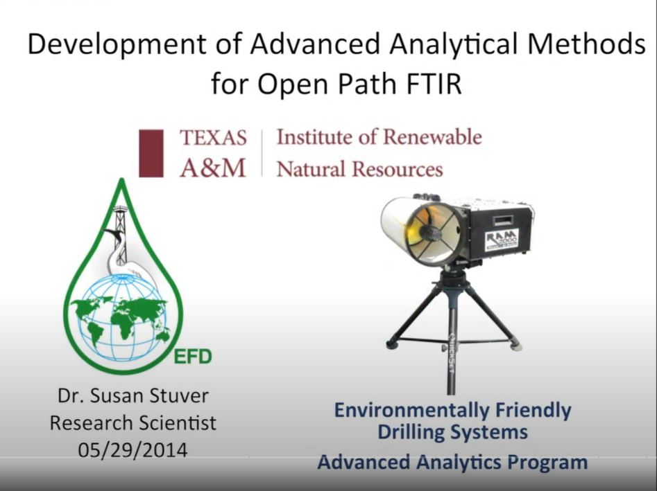 Video - Development of Advanced Analytical Methods for Open Path FTIR ...