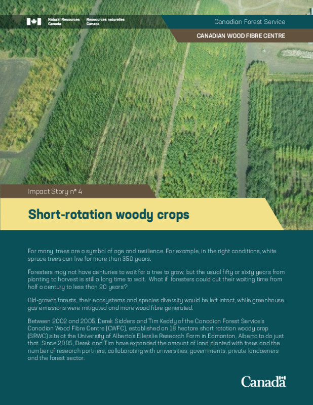 Short Rotation Woody Crop | Canadian Conservation and Land Management ...