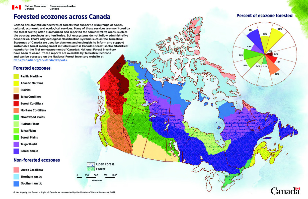 Forest Ecozones Across Canada | Canadian Conservation and Land ...