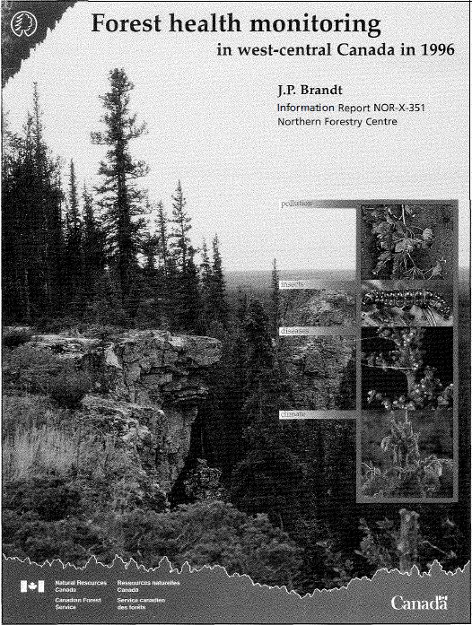 Forest Health Monitoring in West-Central Canada in 1996 | Canadian ...