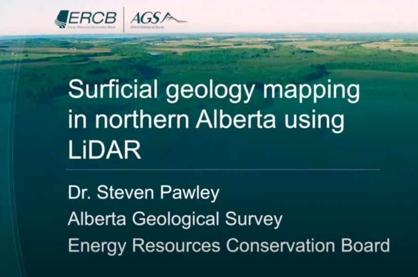 Video - Surficial geology mapping in northern Alberta using LiDAR ...