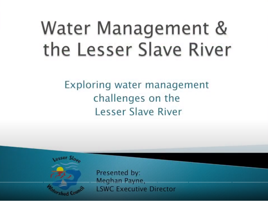 Video - Water management and the Lesser Slave River: Exploring water ...