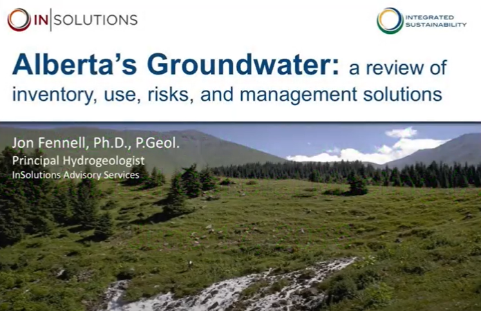Video - Alberta's Groundwater: Inventory, Use, Risks, and Management ...