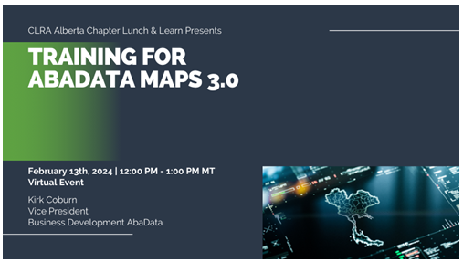 CLRA Alberta Chapter Lunch & Learn: Training For AbaData Maps 3.0 | Canadian Conservation and ...