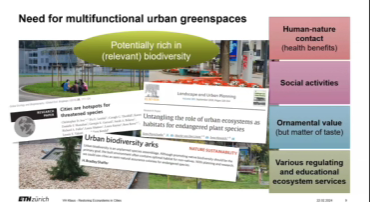 Webinar - Boosting Ecological Restoration in Urbanized Areas (Part 1 ...
