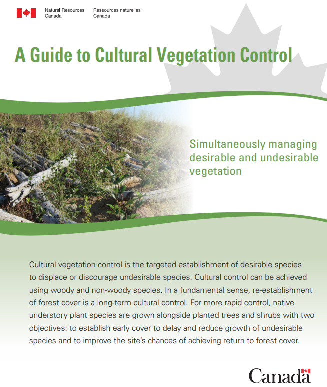A Guide to Cultural Vegetation Control | Canadian Conservation and Land ...